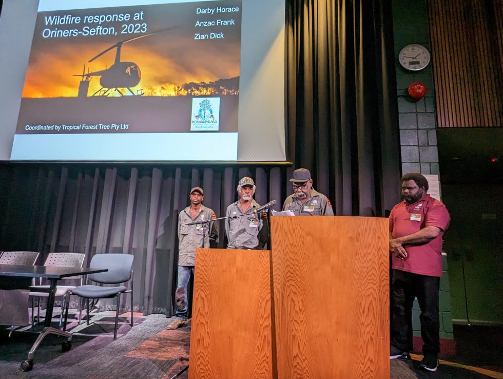 Kowanyama Rangers Present at the 2023 North Australia Fire Forum ...
