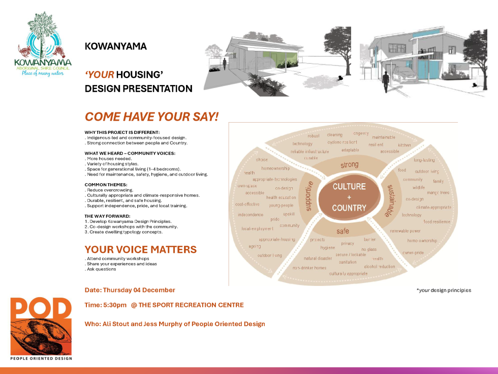 Kowanyama Housing Presentation - Kowanyama Aboriginal Shire Council